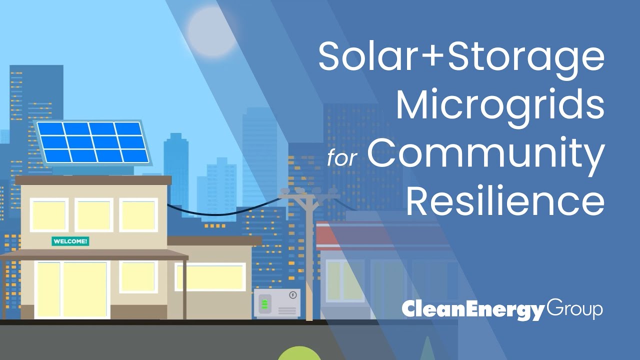 New video resource on community microgrids, a first step in becoming a ...